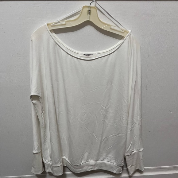 Project Social T | Tops | New Project Social T Medium White Basic Top | Poshmark
